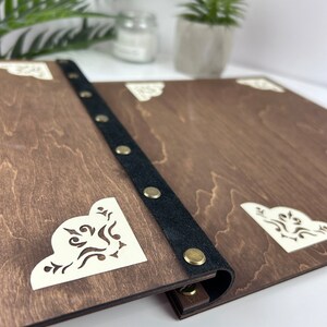 Wedding Document Cover, Wooden Certificate Folder, Rustic Wedding Decor ...