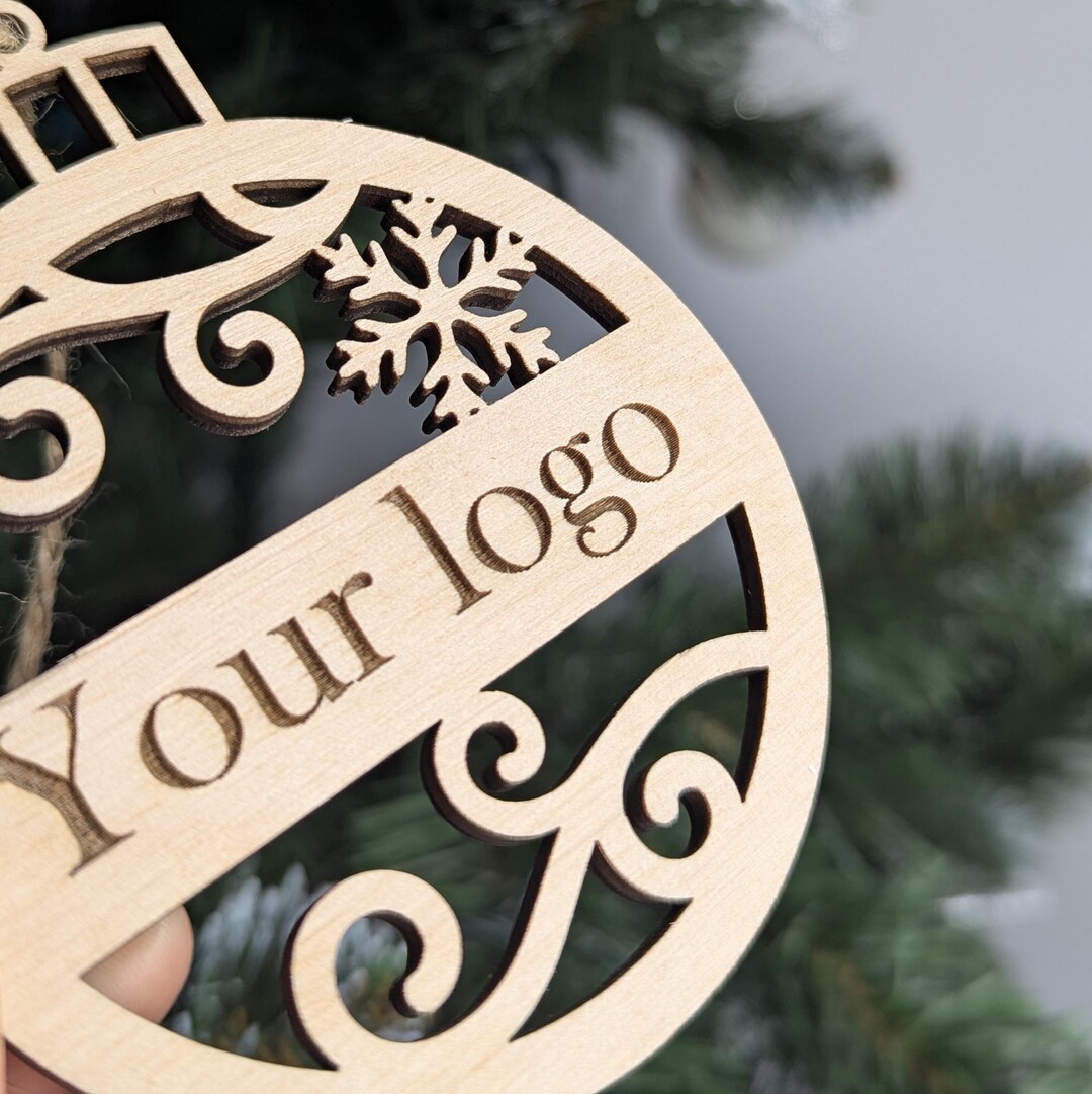 Company Logo Sign, Wholesale Ornament & Corporate Bulk Christmas Gifts ...