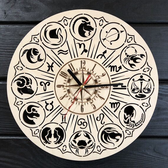 Zodiac wall clock kit 60 photos - Astrologytoyou.com