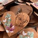 Wedding Boutonniers for Guests Wood Tags Heart Shaped Pins in - Etsy