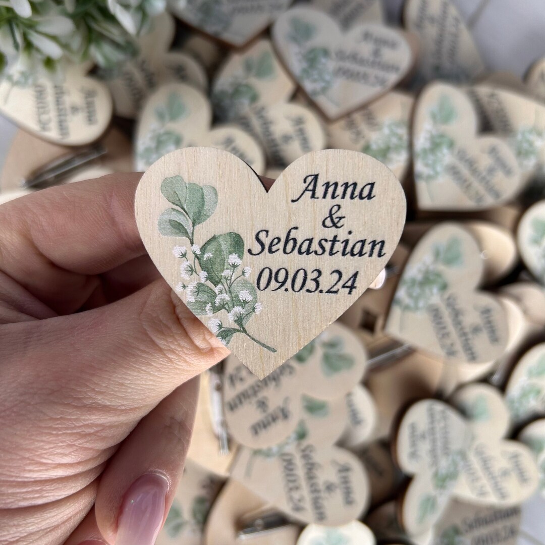 Wedding Favors for Guest, Custom Wedding Pins, Wedding Favors Brooches ...