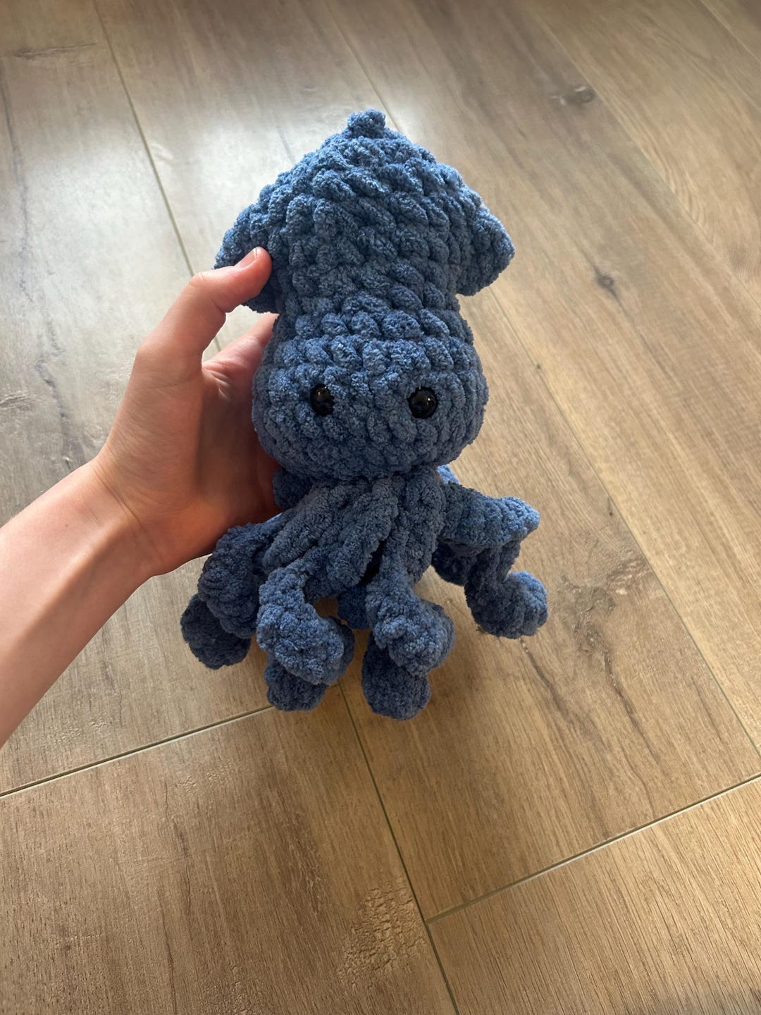 Mini Squid Crochet Amigurumi Plushie - Etsy