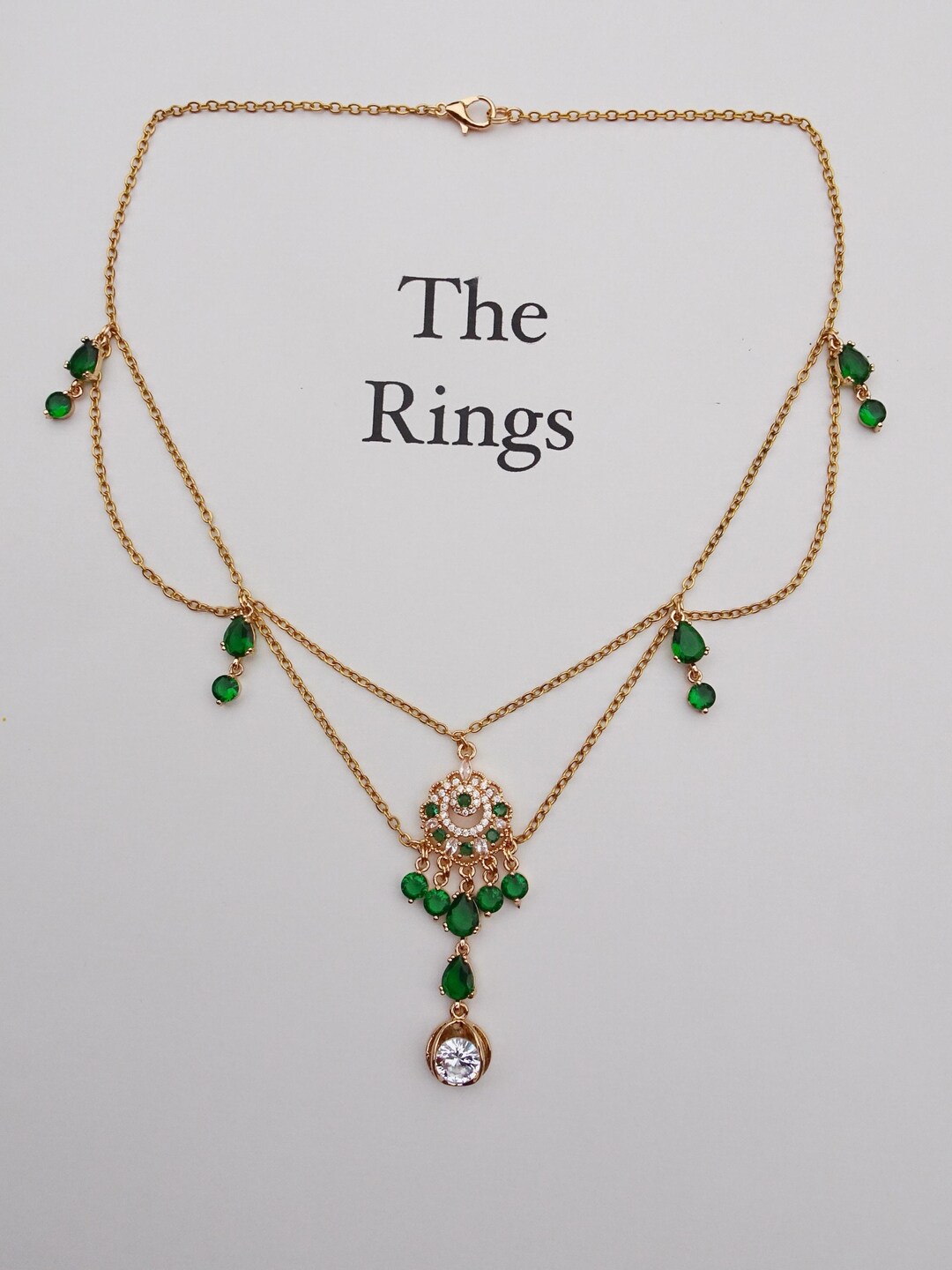 The Legolas Necklace | Victorianevermoreshop Ring Lord Gold Fantasy ...