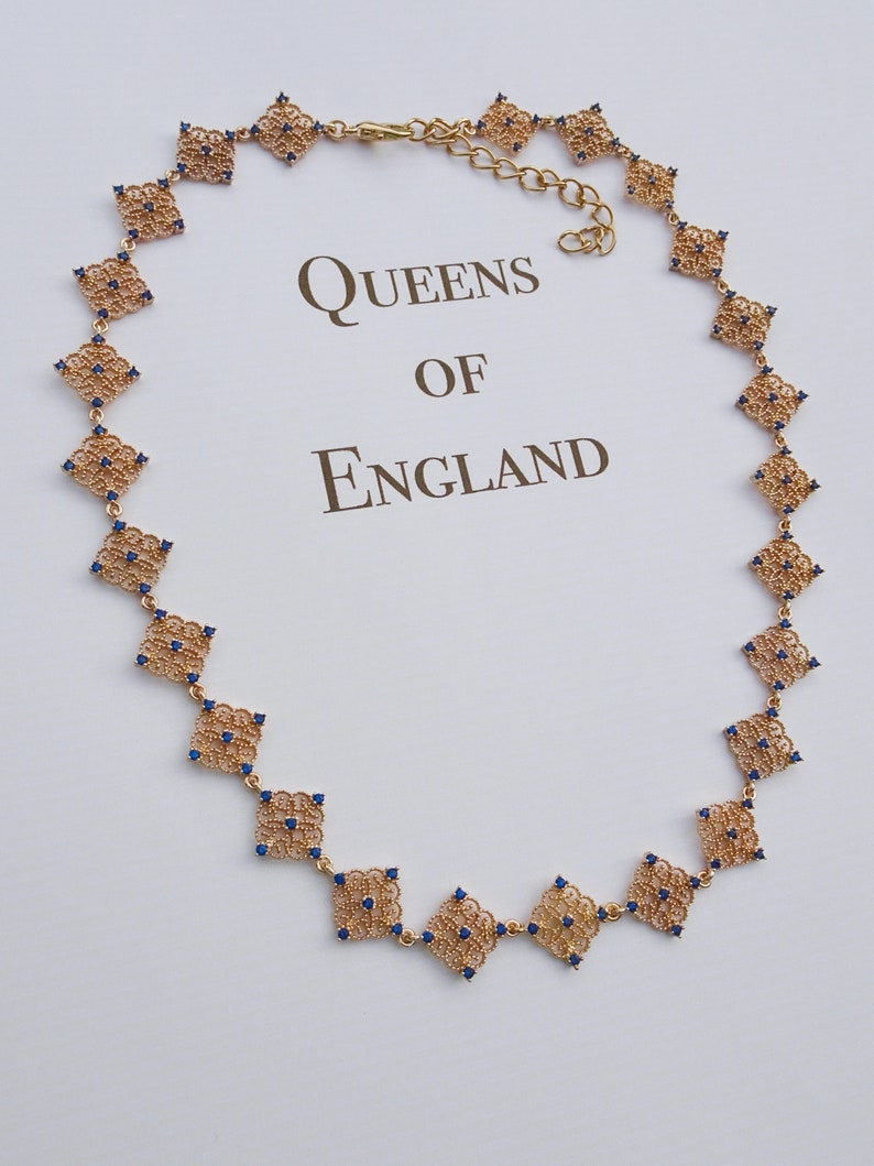 The Mary Tudor Choker | Victorianevermoreshop Royal Antique Gift Tudor ...