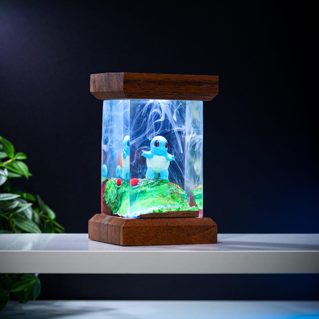 Syl.veo.n PO.KE.MON Night Light, Custom Pok.emo.n Epoxy Lamp, Gaming ...