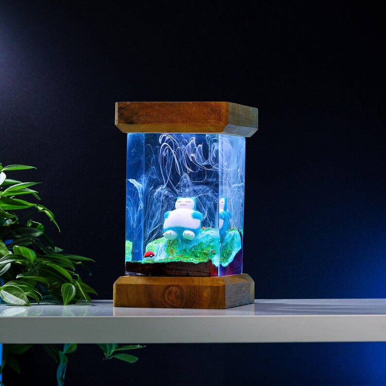 Syl.veo.n PO.KE.MON Night Light, Custom Pok.emo.n Epoxy Lamp, Gaming ...