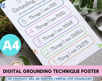 54321 Grounding Poster - Etsy
