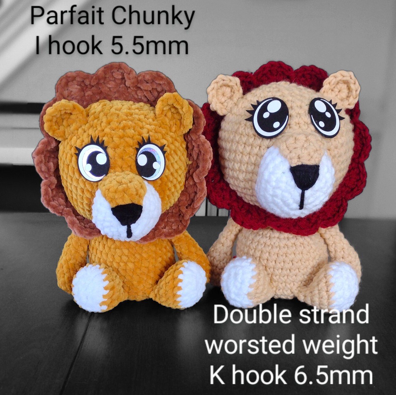 Logan the Lion Amigurumi Crochet Pattern PDF Download - Etsy