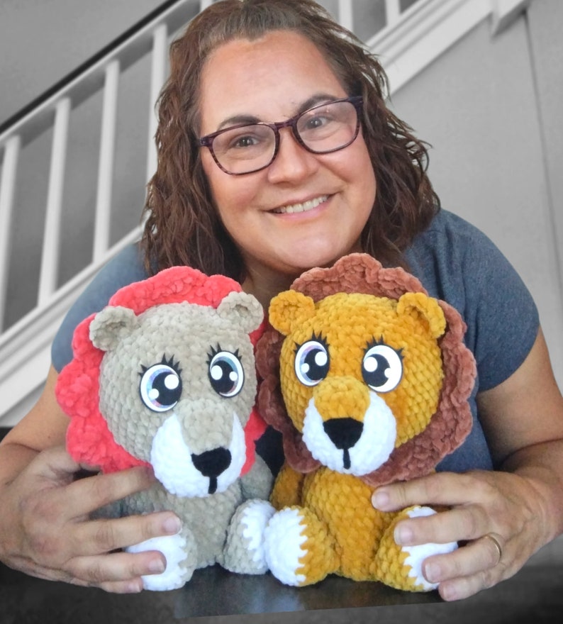 Logan The Lion Amigurumi Crochet Pattern Pdf Download Etsy