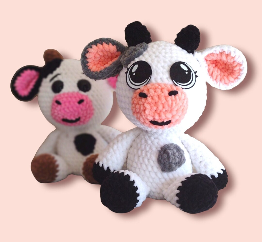 Casey the Cow Amigurumi Crochet Pattern PDF Download - Etsy