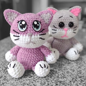 Kiki the Kitten Cat LOW SEW Amigurumi Crochet Pattern PDF Download - Etsy