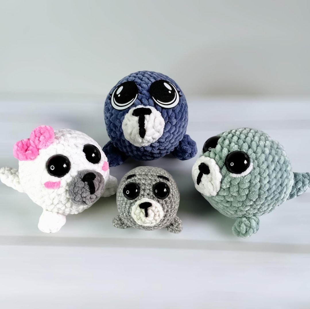 Seal Crochet Pattern | Amigurumi Seal Pattern | Crochet Seal Pattern - Etsy