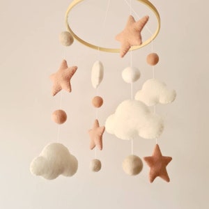 DIY Mobile Kit, Make Your Own Mobile, Baby Mobile Kit Clouds Stars ...