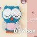 Felt Owl Craft Kit Owl DIY Kit and Pattern Sew Your Own Owl - Etsy