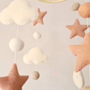 DIY Mobile Kit, Make Your Own Mobile, Baby Mobile Kit Clouds Stars ...