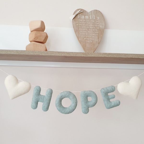 Felt Name Sign - Etsy UK