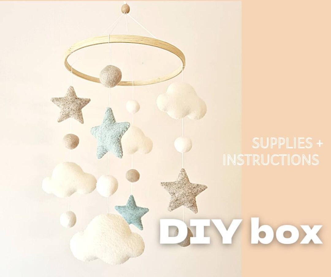 DIY Mobile Kit, Make Your Own Baby Mobile for Boy, Baby Mobile Kit ...