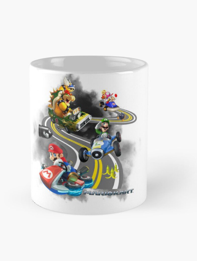 Illustration of Mario Kart, With the Characters Mario Bros, Luigi ...