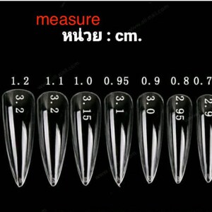 20 Long-stiletto Press on Nails Gel Full Cover Art Design 3D Sweet Pink ...