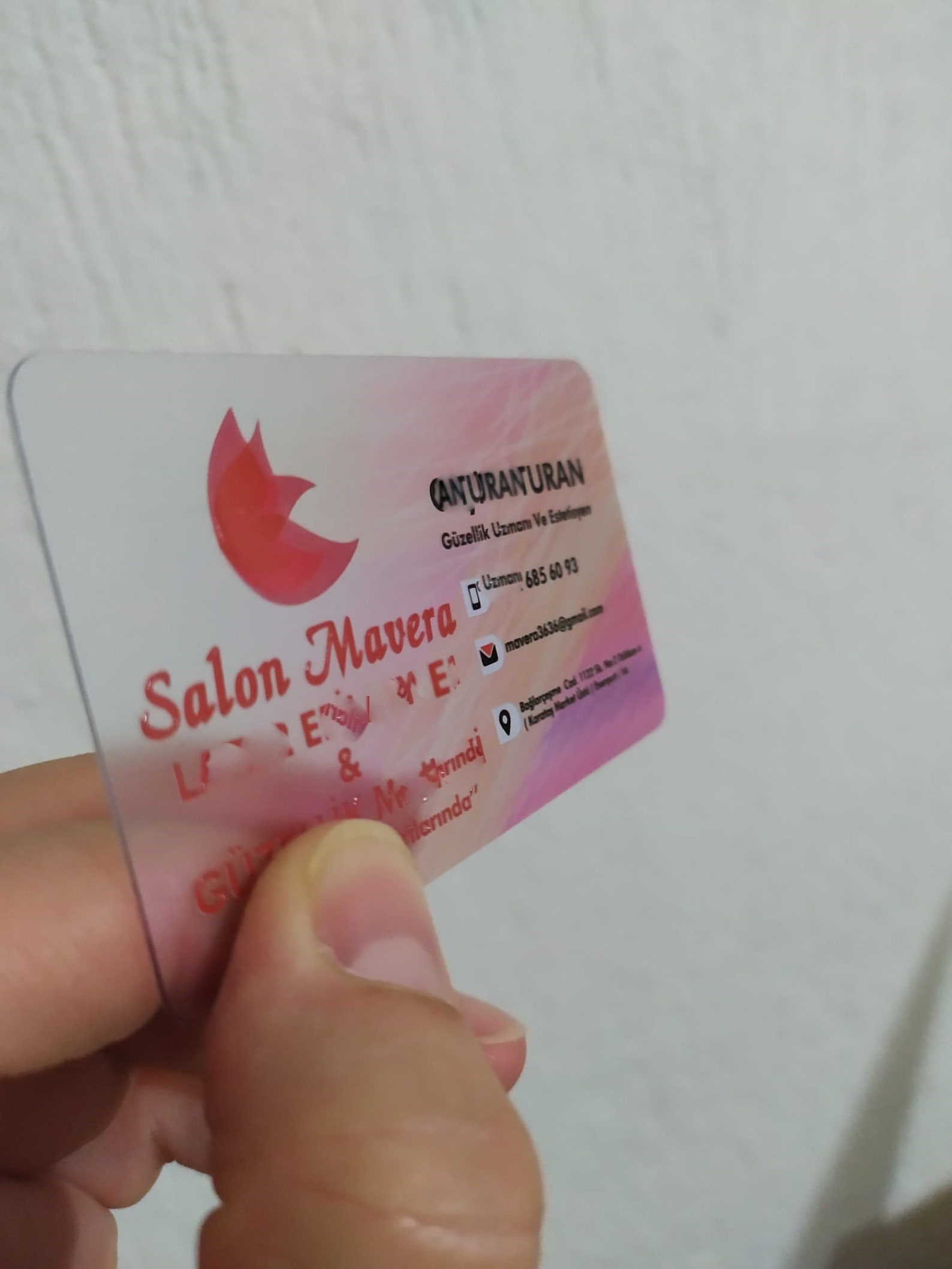 Instagram Business Cards Clear Transparent IG Social Media - Etsy