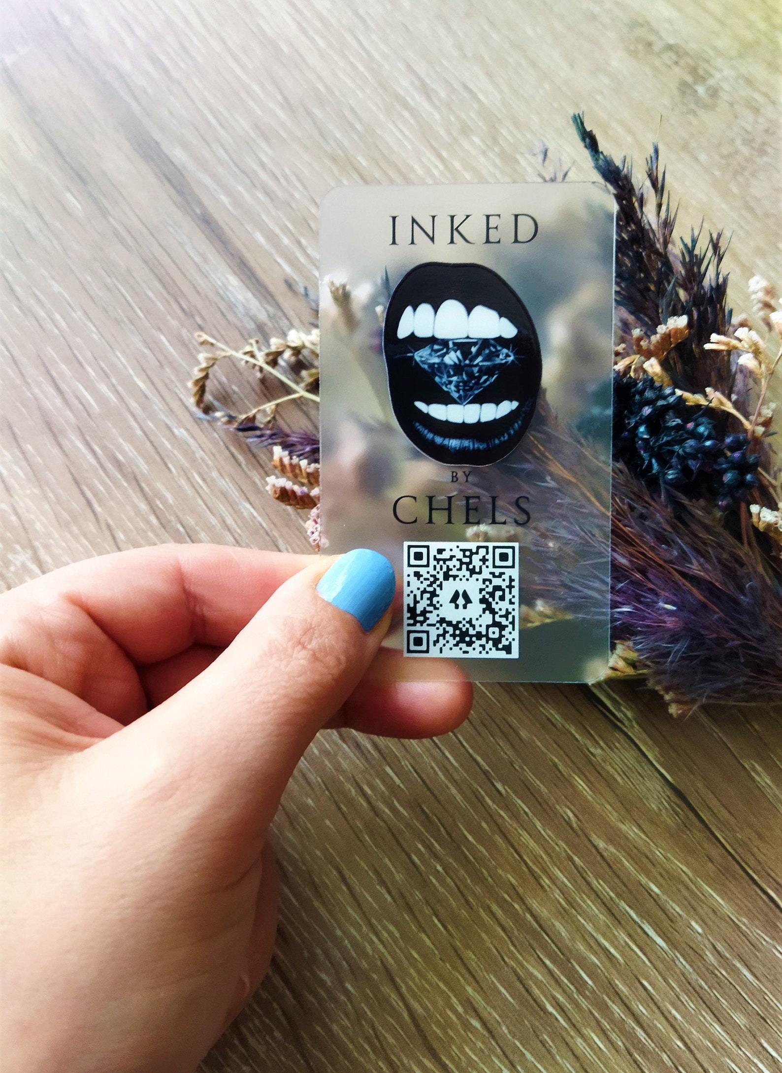 Transparent Business Card, Clear, QR Code, Pvc, Acrylic Frosty Plastic ...