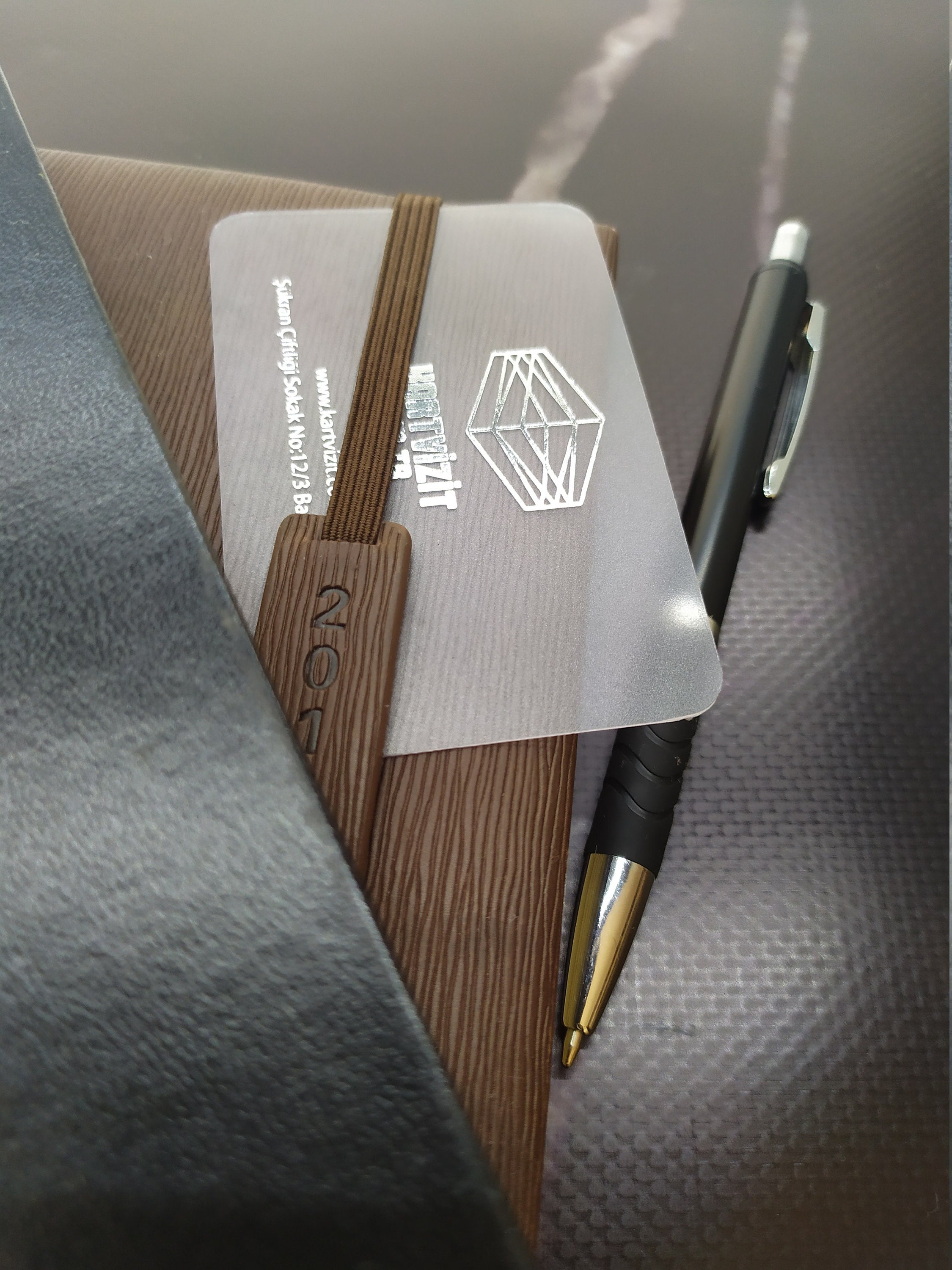 Clear Transparent Plastic Business Cards Gold Foil Frosty - Etsy UK