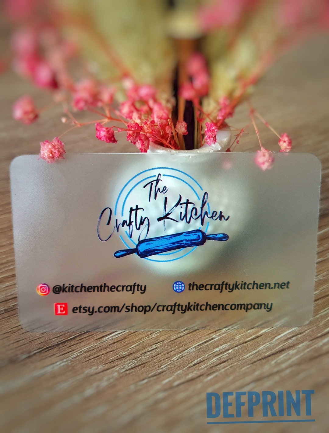 Pvc Card, Translucent Business Card, Transparent Salon Loyalty Card ...