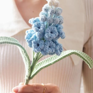 Crochet Hyacinth Bouquet,hand Made Flowers,personalized Gift for ...