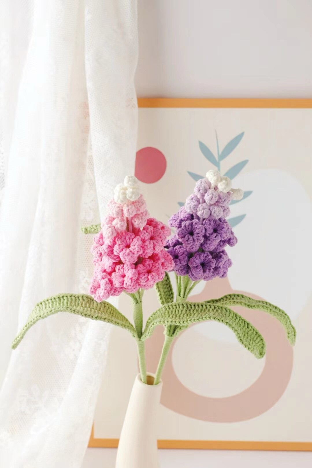Crochet Hyacinth Bouquet,hand Made Flowers,personalized Gift for ...