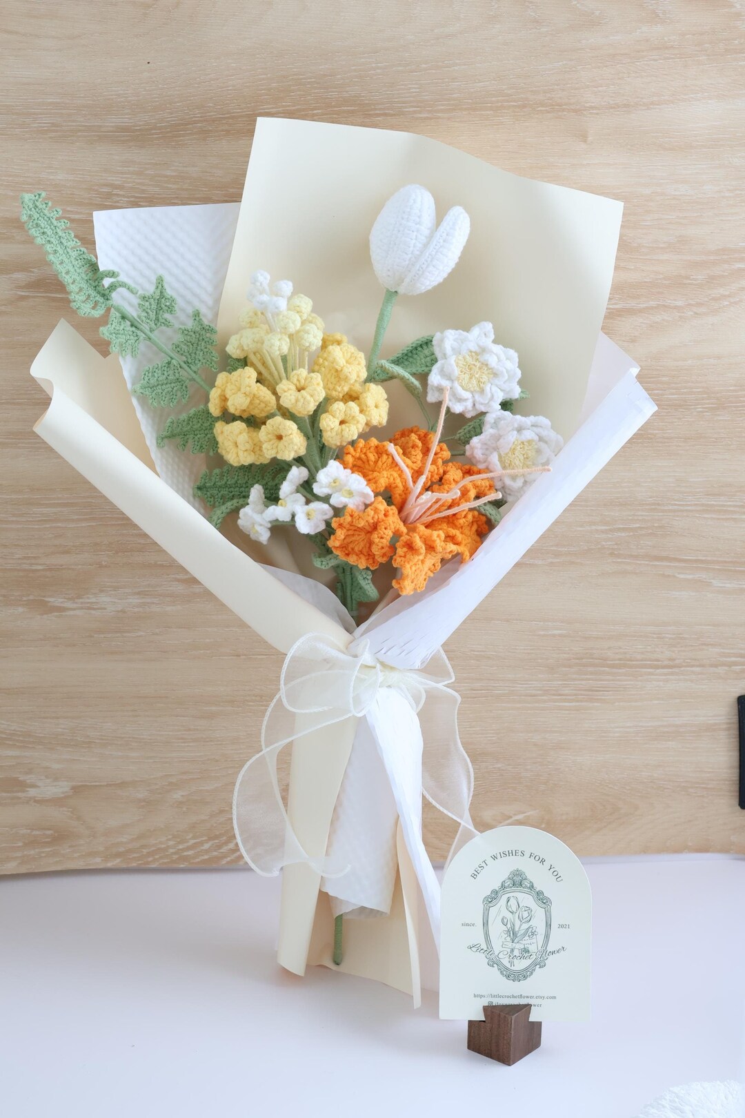 Crochet Hyacinth Bouquet, Hand Made, Personalized Gift for Girl Friend ...