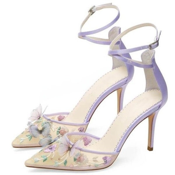 Butterfly Heels - Etsy