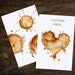 Coffee Heart Stain Clipart Watercolor Coffee Heart Espresso Coffee ...