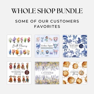 Entire Shop Bundle Unlimited Lifetime Access Whole Shop Clipart Bundle ...