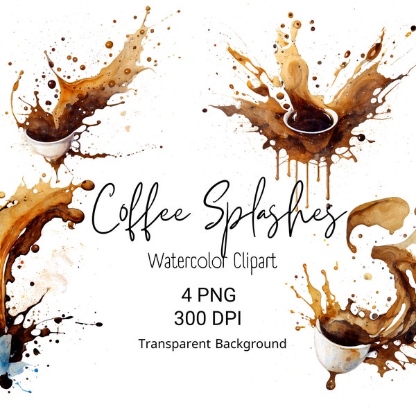 Coffee Clipart - Etsy