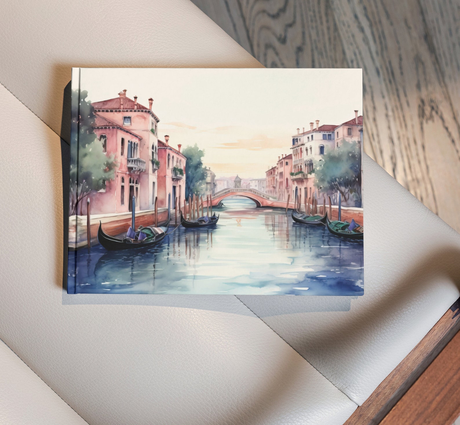 Watercolor Venice Digital Paper Italian Vacation Venice Canals Gondola ...