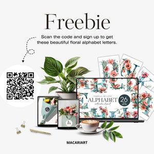 Pink Floral Digital Papers Watercolor Wildflowers Printable Papers Pack ...