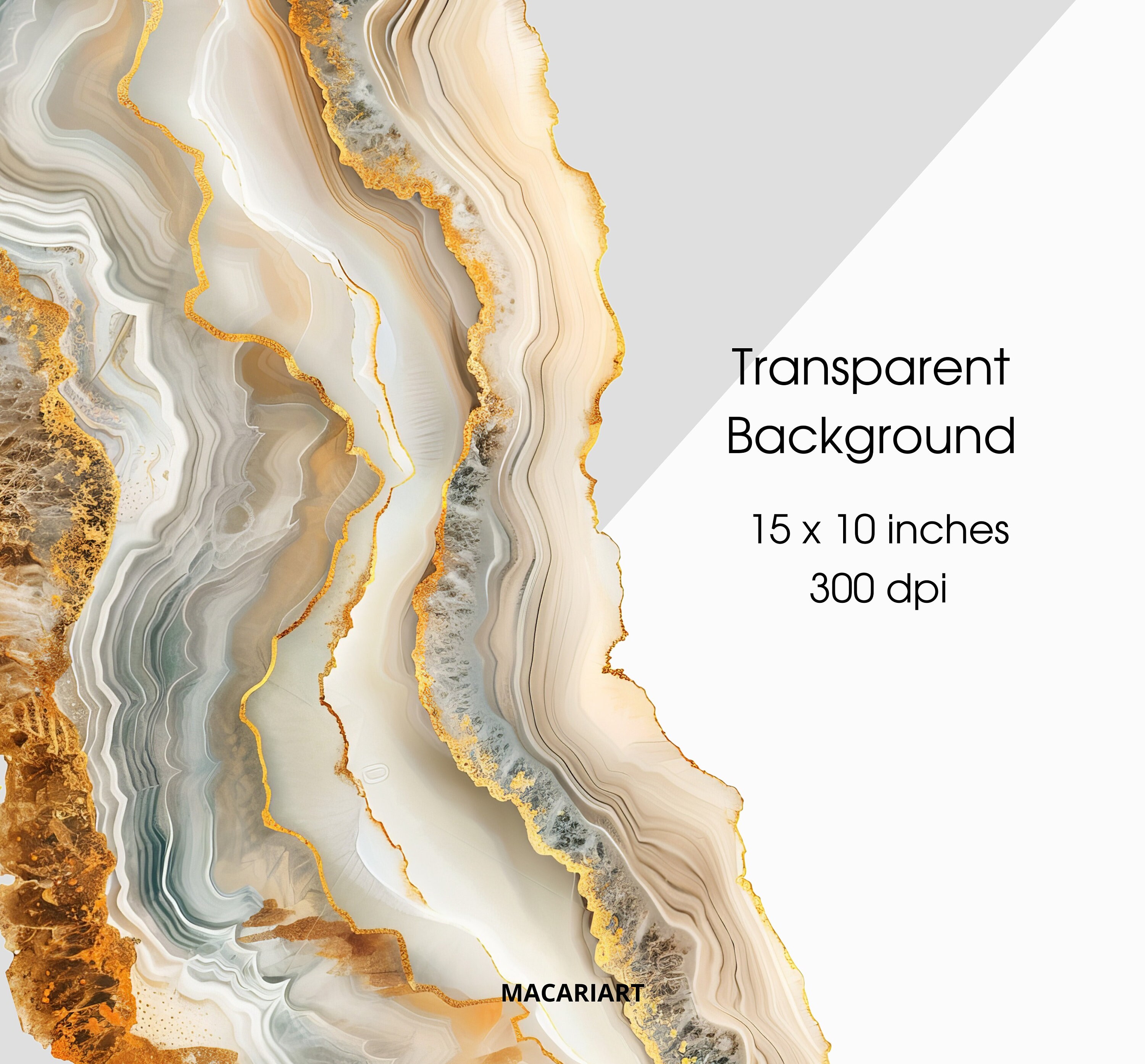 Beige Agate Borders Clipart Gold Glitter Beige Marble Border Geode ...