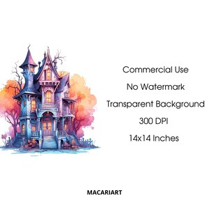 Pastel Halloween Clipart Cute Halloween Digital Watercolour Clipart ...