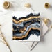 Black Agate Borders Clipart Gold Glitter Black Marble Border Geode ...