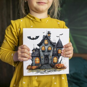 Haunted House Clipart Spooky Halloween Gothic Haunted House Png ...