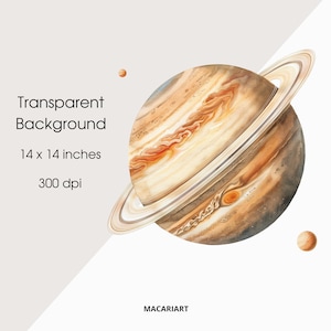 Realistic Solar System Clipart Pack Planets Png Universe Clipart ...