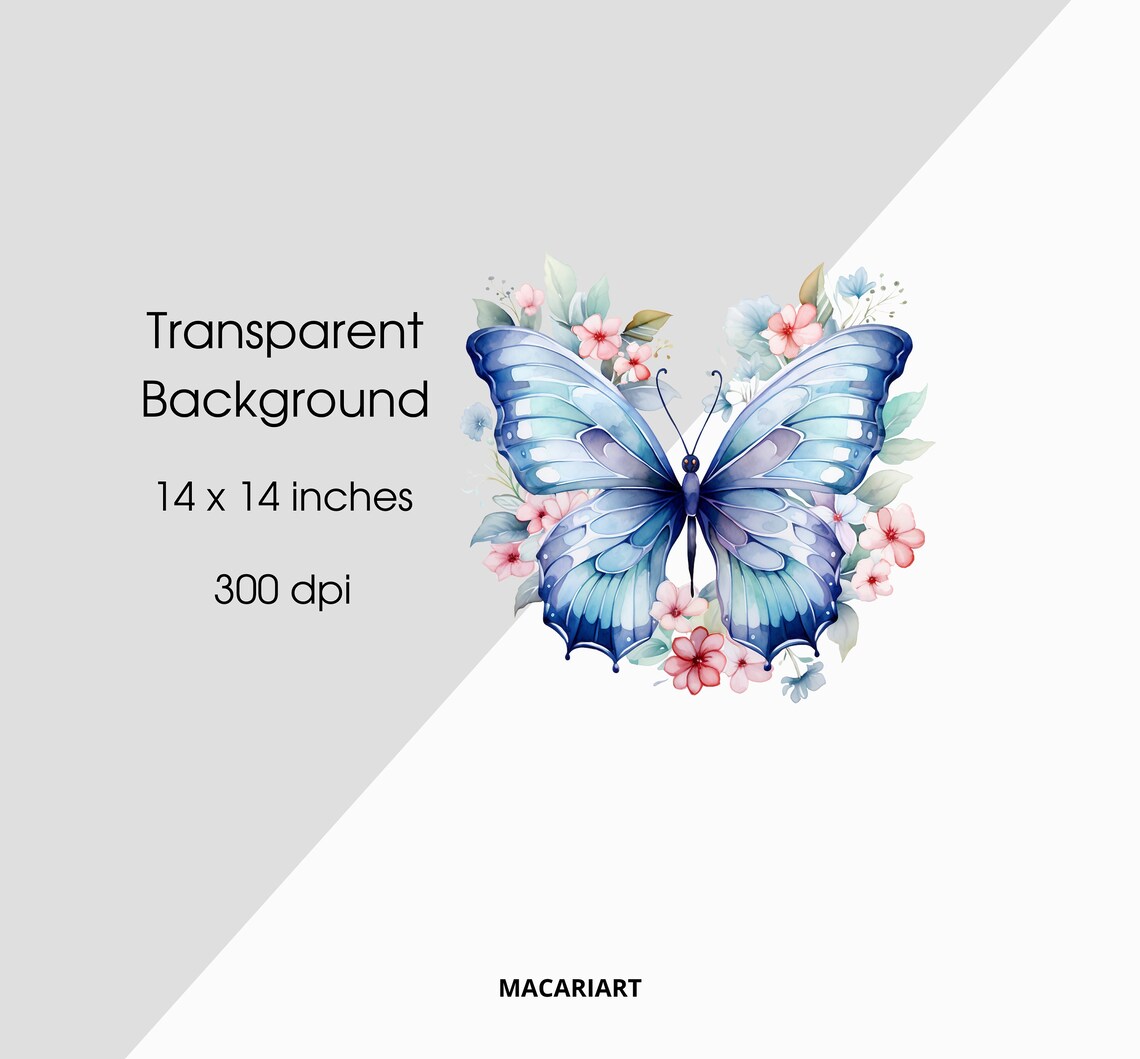 Watercolor Butterfly Clipart Pastel Butterflies Transparent Png ...