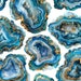 Turquoise Agate Border Clipart Gold Glitter Blue Marble Border Geode ...