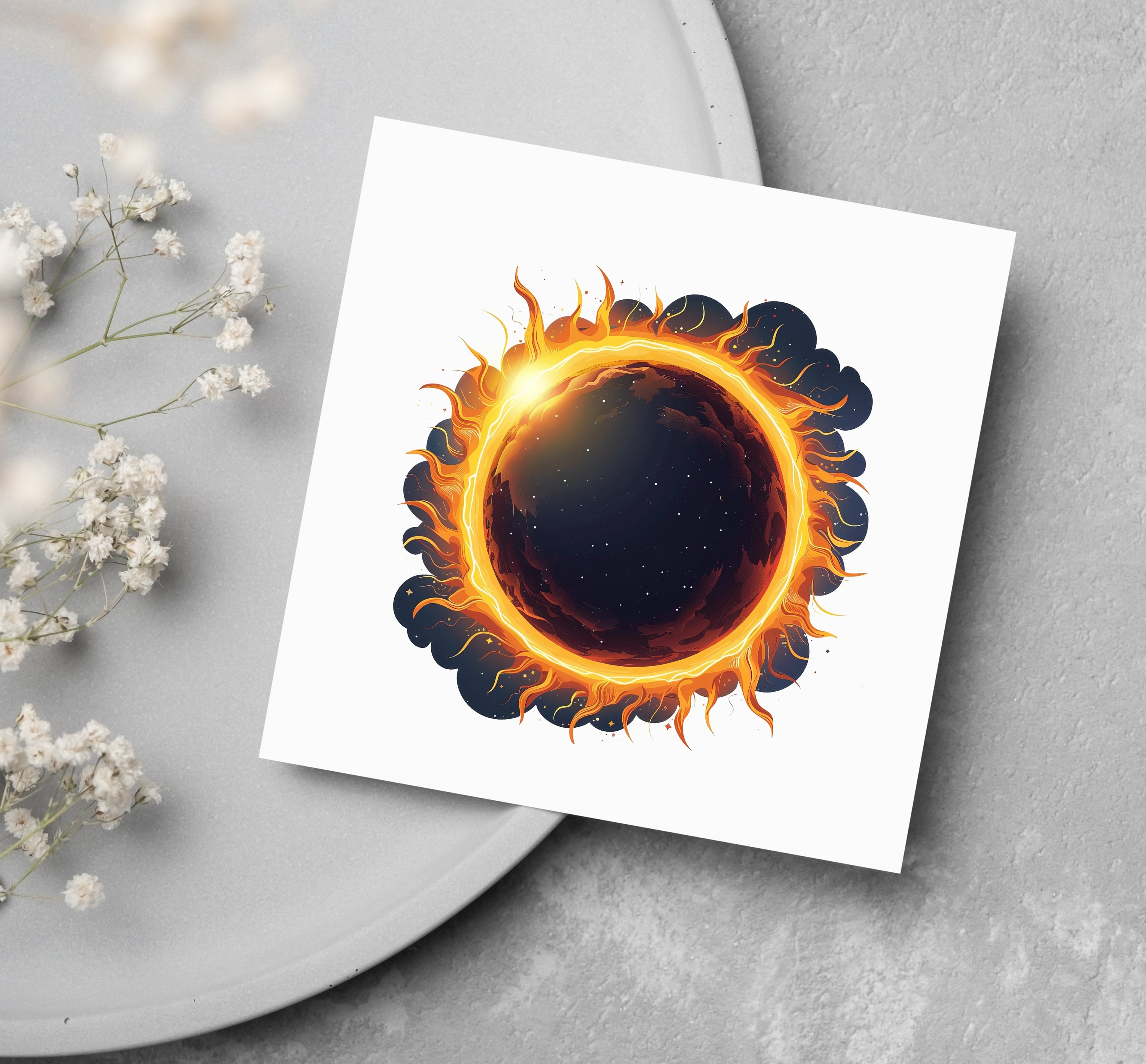 Solar Eclipse Clipart Astrology Celestial Pngtotal Solar Eclipse 2024 ...