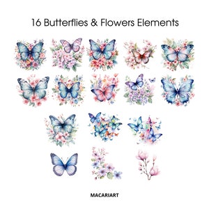 Watercolor Butterfly Clipart Pastel Butterflies Transparent Png ...