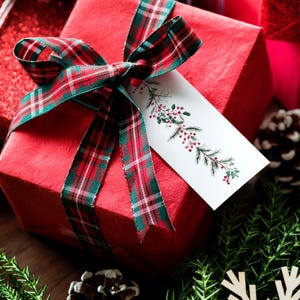 Perry Pink Christmas Garland Clipart Pink Floral Christmas Frame ...