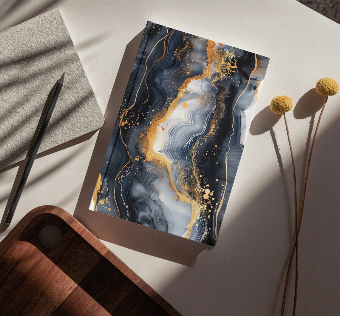 Black Agate Borders Clipart Gold Glitter Black Marble Border Geode ...