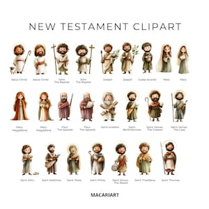 New Testament Clipart, Biblical Character Clipart, Bible Story ...