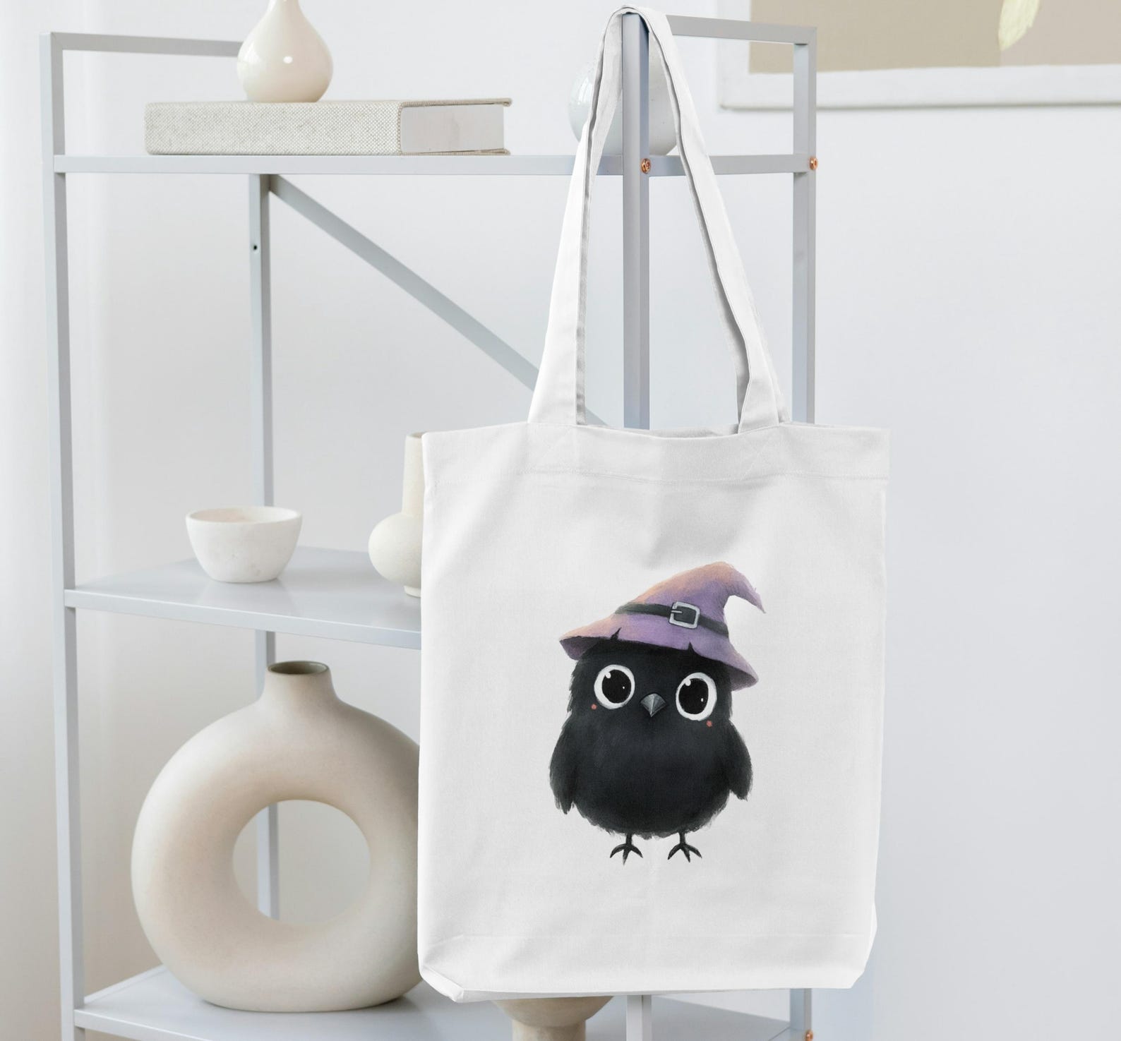 Cute Raven Clipart Watercolor Witches Raven Png Black Raven Halloween ...