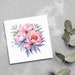 Peony Watercolor Clipart Elegant Bohemian Flowers Romantic Wedding ...